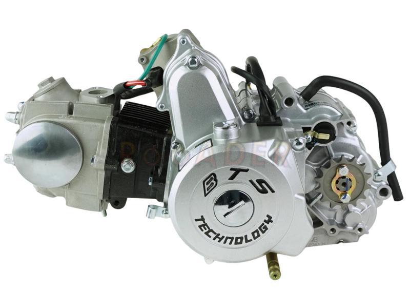 Silnik typ 139FMB - 50cm3, 4 biegi, manualny, górny rozrusznik, srebrny ...