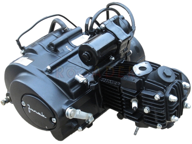 Silnik typ 139FMB - 50cm3, 4 biegi, manualny, górny rozrusznik, czarny ...