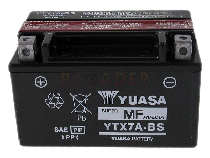 Akumulator YTX7A-BS (MF) - 12V 6Ah - Rooader.pl