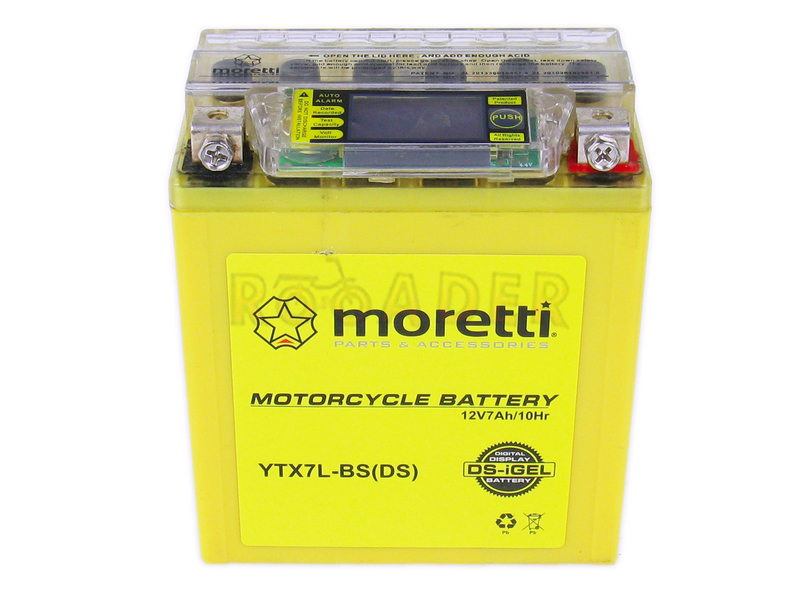 Akumulator YTX7L-BS (GEL) / MTX7L-BS - 12V 7Ah ze wskaźnikiem ...