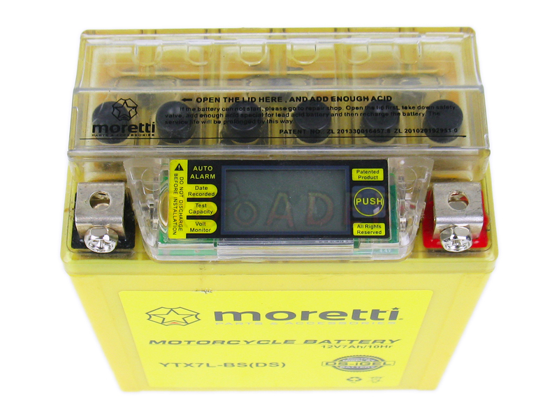 Akumulator YTX7L-BS (GEL) / MTX7L-BS - 12V 7Ah ze wskaźnikiem ...