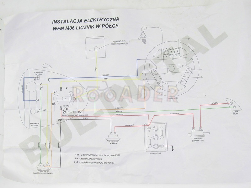 Instalacja elektryczna WFM M06 z licznikiem w półce + schemat - Rooader.pl