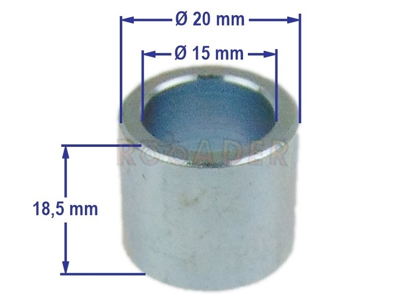 Tulejka osi koła WSK 125/175 (19mm) - Rooader.pl