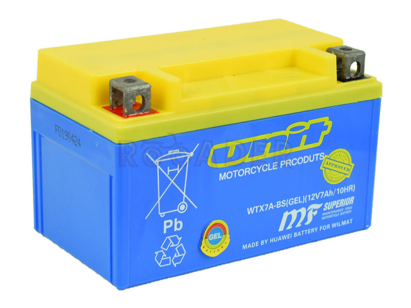 Akumulator YTX7A-BS (GEL) / WTX7A-BS - 12V 7Ah - Rooader.pl