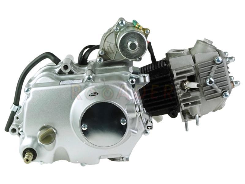 Silnik typ 139FMB - 50cm3, 4 biegi, manualny, górny rozrusznik, srebrny ...