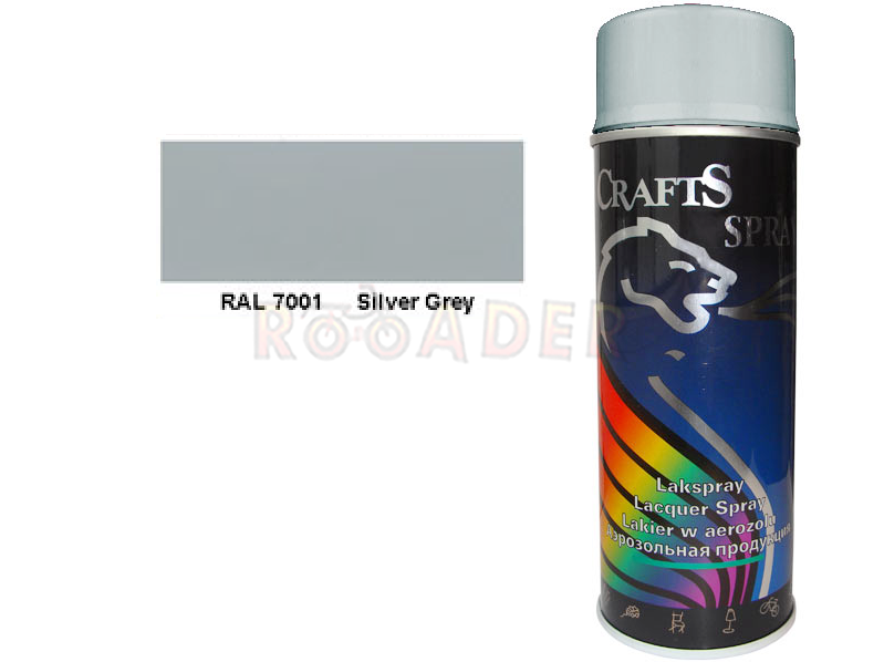 Lakier kolor szary RAL-7001, 400ml - Rooader.pl